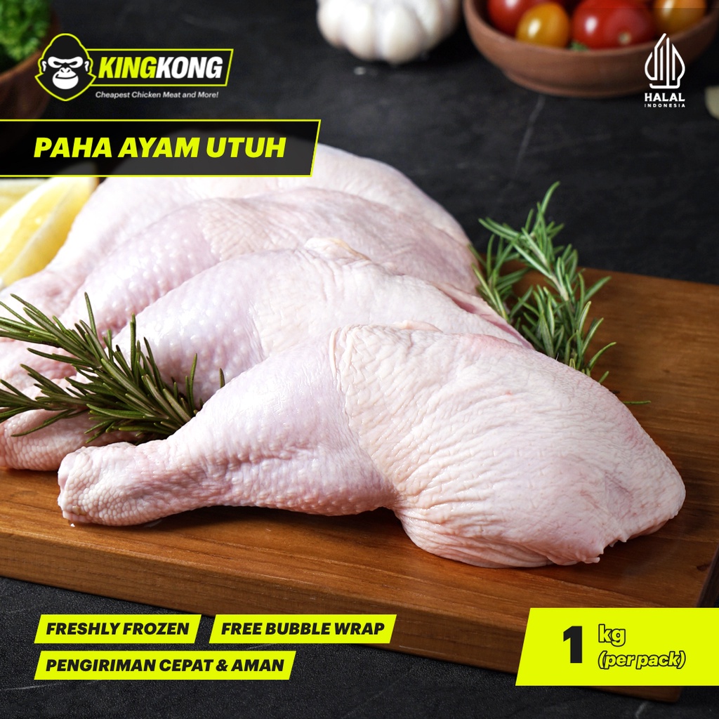 Jual Daging Paha Ayam Utuh Freshly Frozen 1 Kg KingKong | Shopee Indonesia