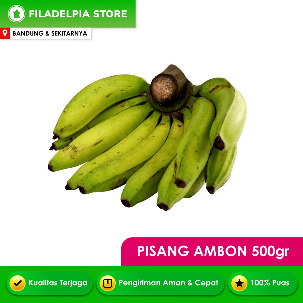 Jual Pisang Ambon 500gr / 1kg Buah Segar Promo Bandung | Shopee Indonesia