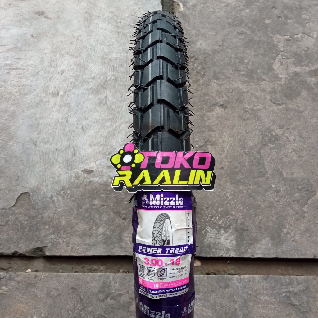 Jual Ban Luar Mizzle 300 18 18 300 Power Tread Tube Type Non Tubeless ...