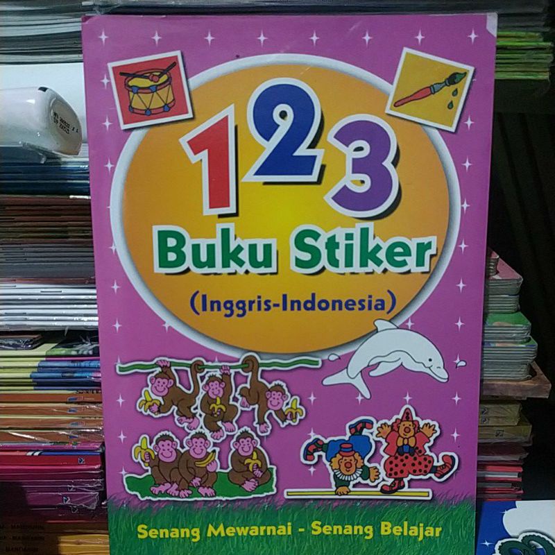 Jual Buku Stiker Angka 1 2 3 (Inggris-Indonesia) | Shopee Indonesia