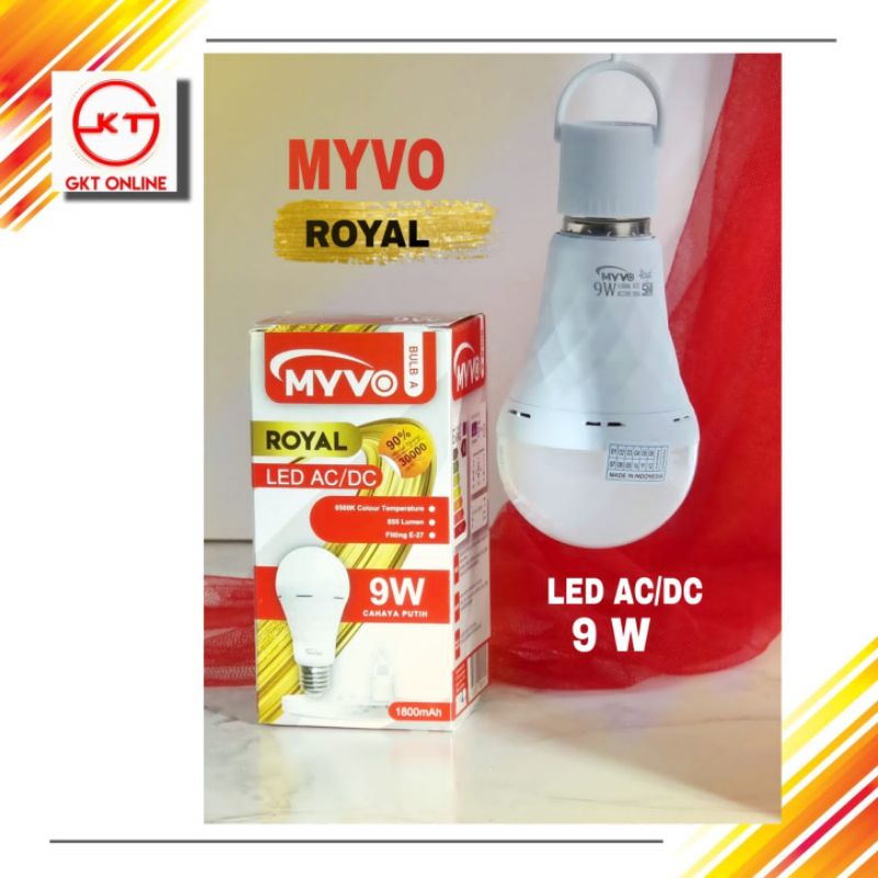 Jual Lampu Emergency LED Bulb Myvo Royal 9 Watt | Shopee Indonesia