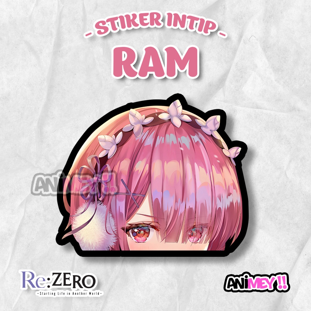 Jual Stiker Intip Ram Re Zero / Sticker Anime Waterproof | Shopee Indonesia
