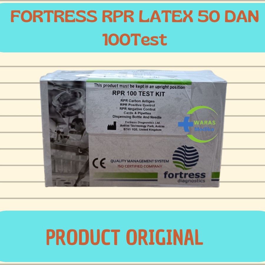 Jual FORTRESS Rapid Plasma Reagin 100Test - RPR Plasma 500Kit Fortress ...
