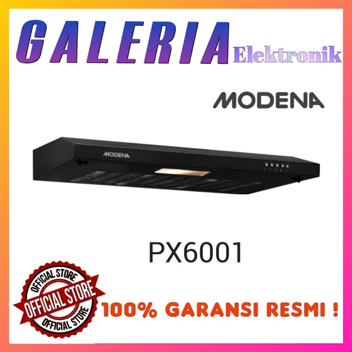Jual Unik COOKER HOOD MODENA PX6001 PENGHISAP ASAP DAPUR PX 6001 60cm Berkualitas | Shopee Indonesia