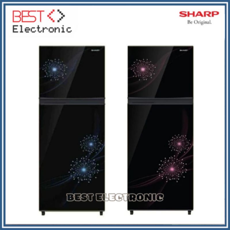 Jual KULKAS 2 PINTU SHARP SJ 317MG SJ 317 MG DP/DB 256 LITER | Shopee ...