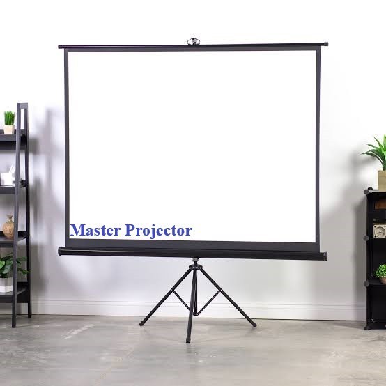 Jual Layar Screen Projector Tripod 120" 4.3 ( 244Cm X 185Cm ) Layar ...