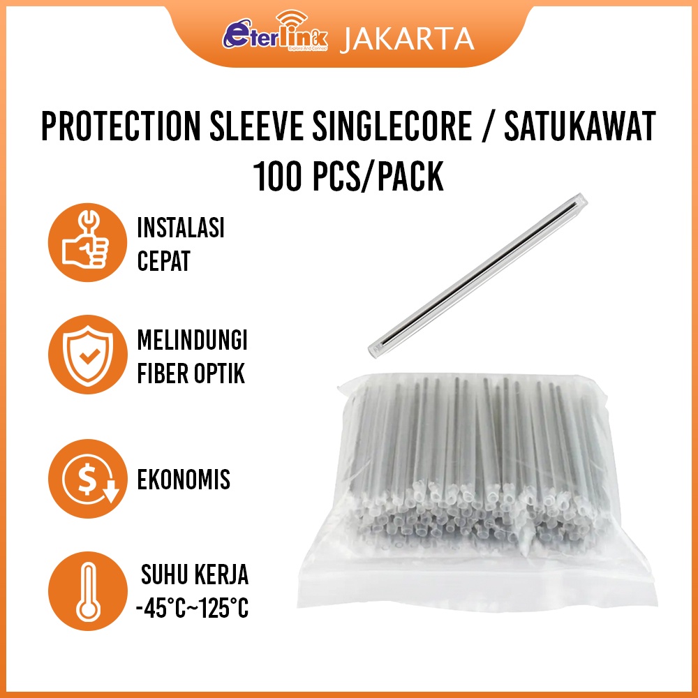 Jual Protection Sleeve Dropcore 6CM 4MM Fiber Optik Ftth Protection ...
