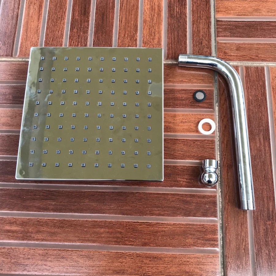 Jual A33 WALL SHOWER MANDI TANAM 20x20 cm SHOWER DINDING RAIN FALL ...