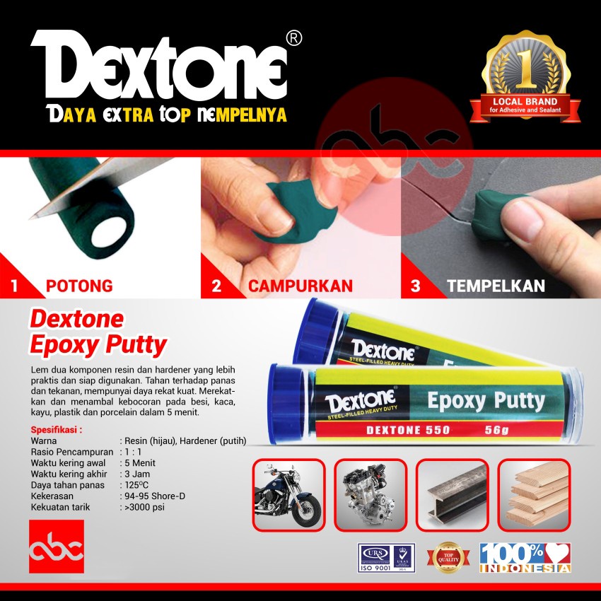 Jual Dextone Epoxy Putty Stick General 56 gr | Shopee Indonesia