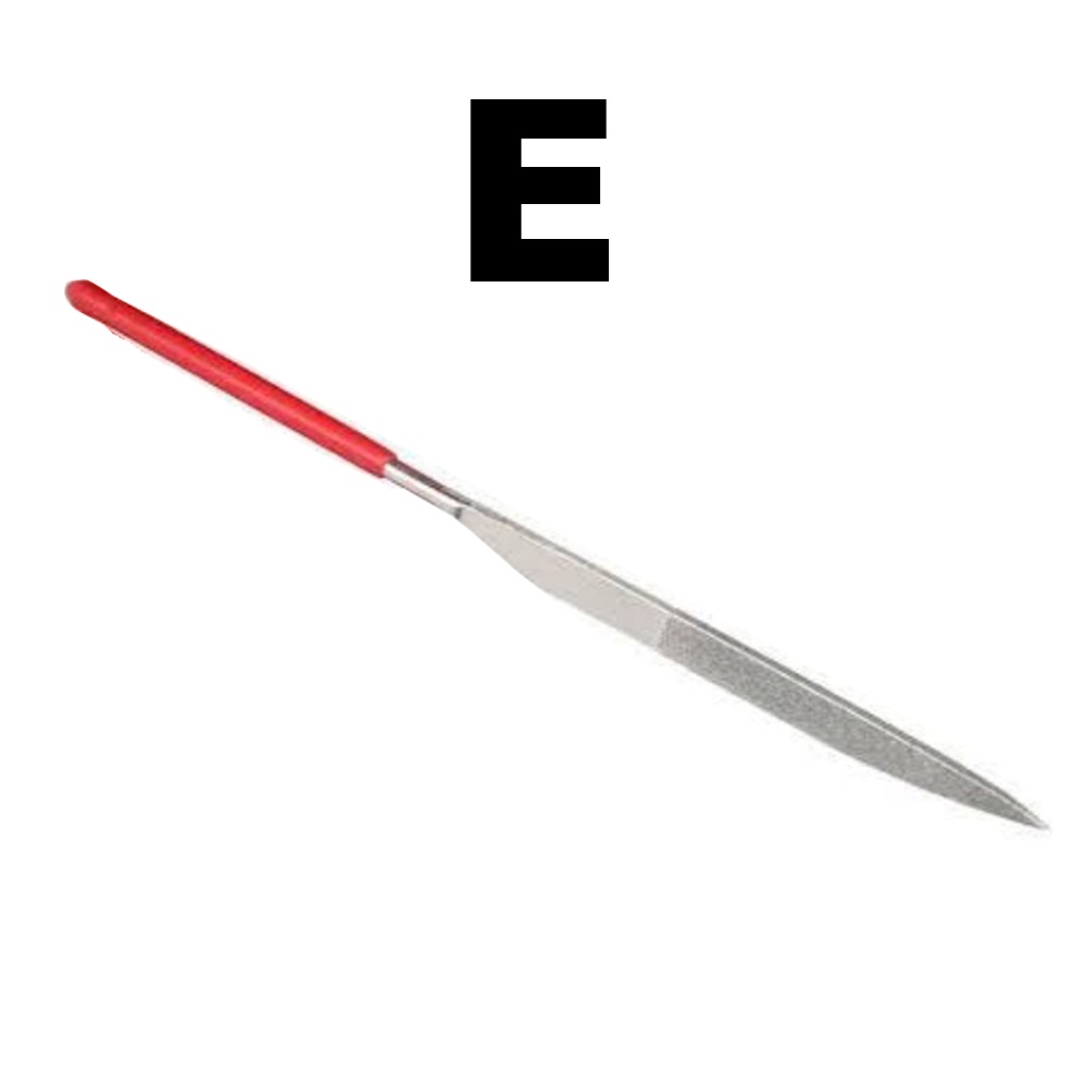 Jual Alat Kikir/Ukir Asah Logam Diamond Besi 140x3mm 1 Pcs Murah ...