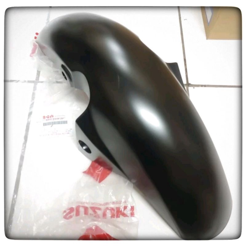 Jual PRODUK BARU SPAKBOR DEPAN HITAM DOFF GSX R S 150 ORI SGP | Shopee ...