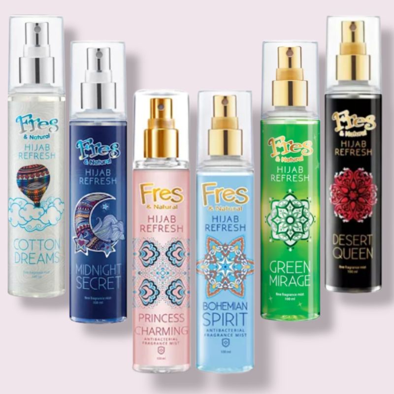 Jual PARFUM FRES & NATURAL SPRAY COLOGNE HIJAB REFRESH 100ML | Shopee ...