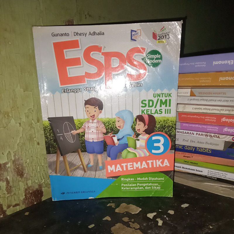 Jual buku ESPS Matematika, untuk SD/MI kelas III (3), karangan Gunanto ...