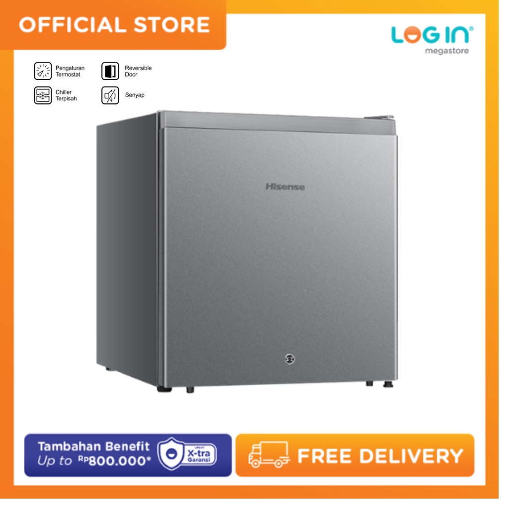 Jual Kulkas Portable HISENSE RR68D4IGN Mini Bar 45 L | Shopee Indonesia