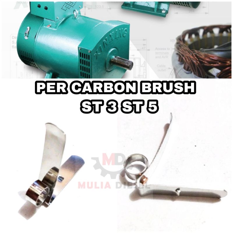 Jual Per Pen Jepit Arang Kol Carbon Brush Holder Dinamo Listrik ST3 3000 kva | Shopee Indonesia