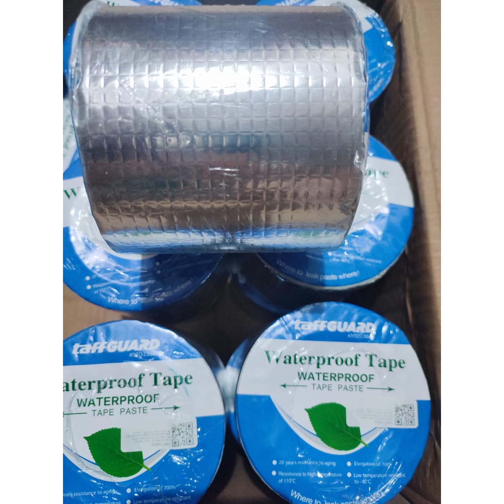 Jual LAKBAN ANTI BOCOR 10 cm x 5 meter WATERPROOF SUPER KUAT Tambal Atap /Pipa Air /Toren dll ...