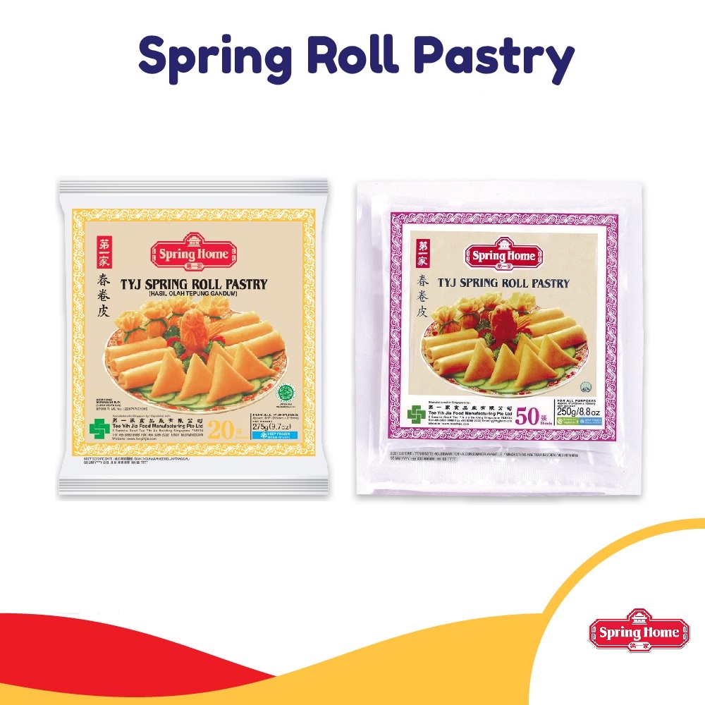 Jual TYJ Spring Home Spring Roll Pastry Kulit Lumpia 5 / 6 / 8.5 INCH ...