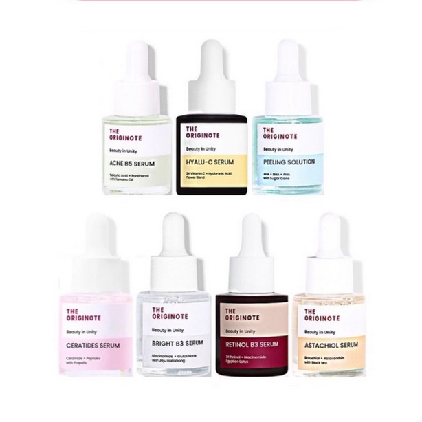 Jual The ORIGINOTE Serum ALL VARIANT Retinol B3 / Hyalu-C / Barrier Oil ...