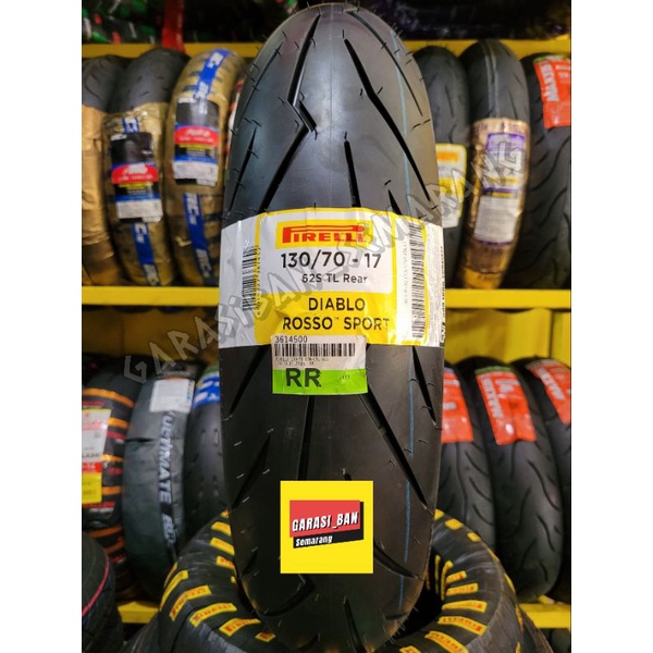 Jual BAN MOTOR PIRELLI DIABLO ROSSO SPORT 130/70-17 | Shopee Indonesia