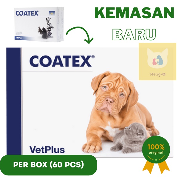 Jual Vetplus Coatex EFA Caps - Suplemen untuk Kucing & Anjing (untuk Kulit dan Bulu/Rambut) PER ...