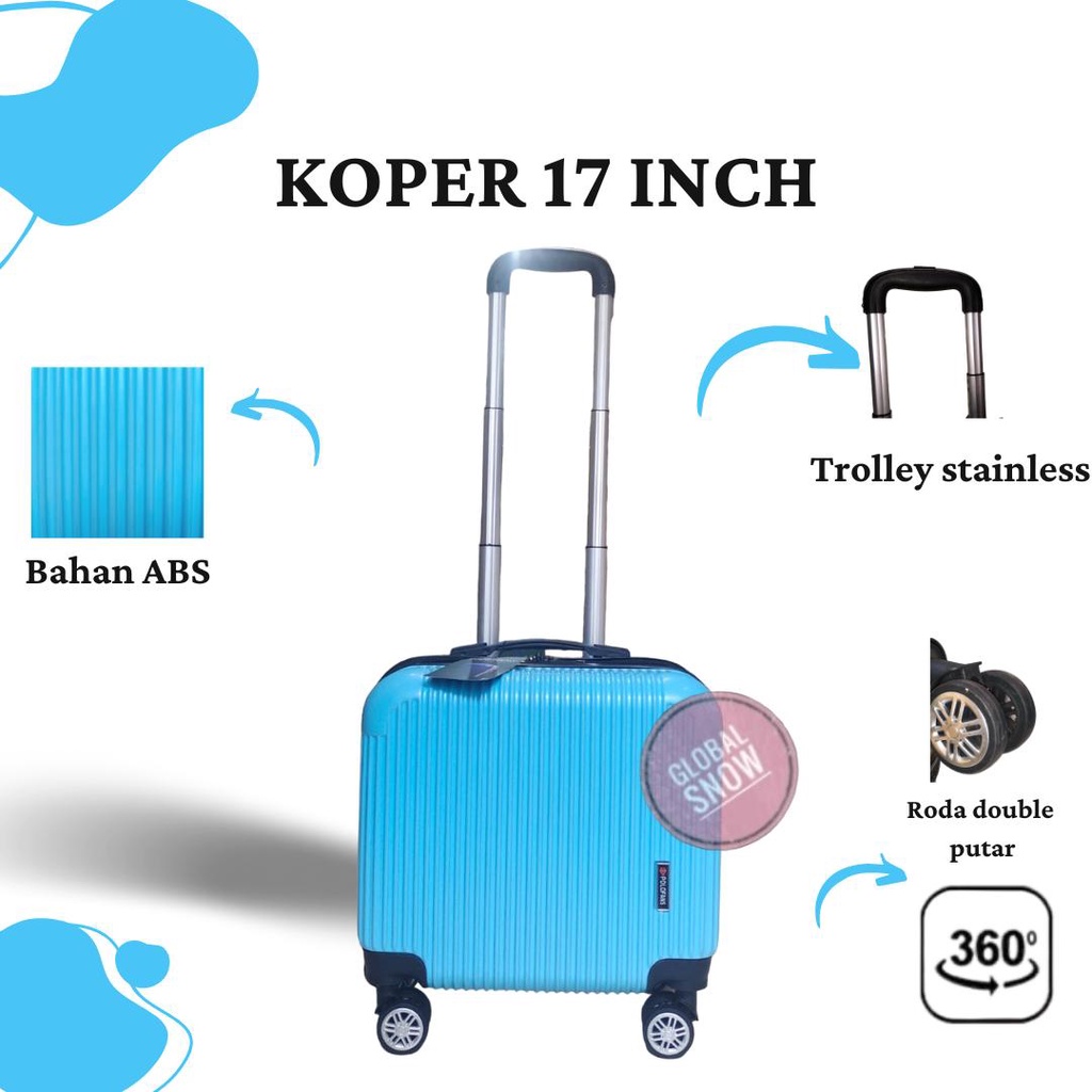 Jual Koper 17inchi Polo Fans / Ysl Bagsindo / Koper 17inch Travel ...