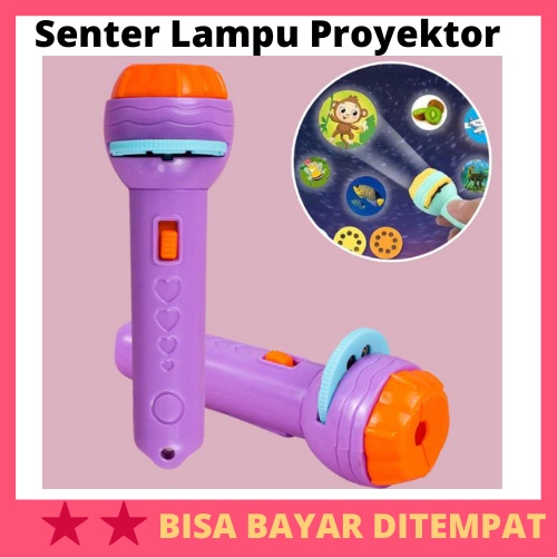 Jual Senter Lampu Proyektor Mainan Anak / Senter Proyektor Mainan Anak ...