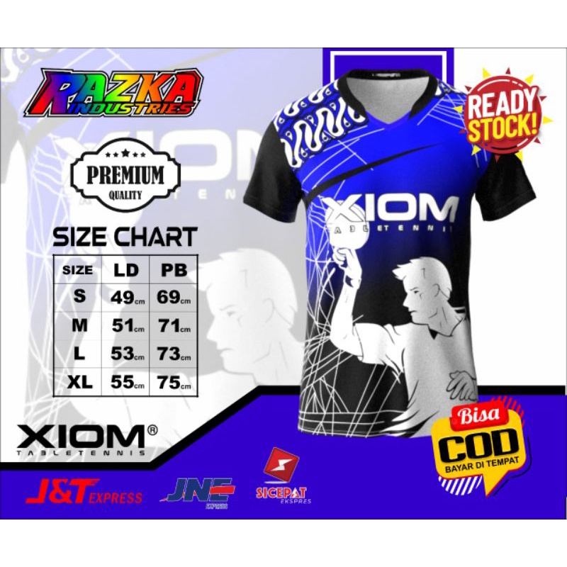 Jual JERSEY OLAHRAGA TENIS MEJA XIOM SINGEL FRIN | Shopee Indonesia