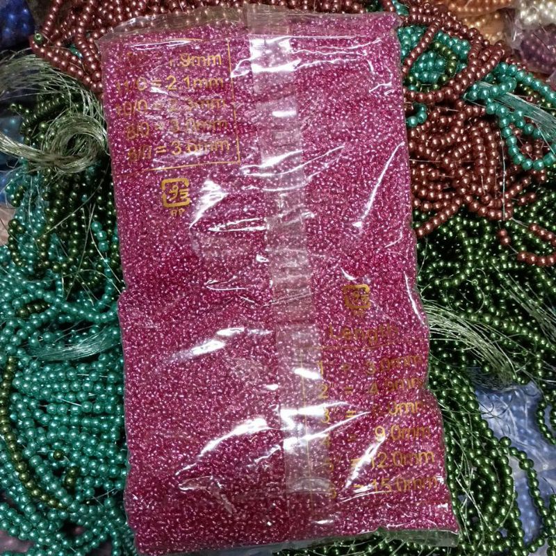 Jual Payet pasir dan bambu patah semi jepang Emas Silver dan warna kaca ...
