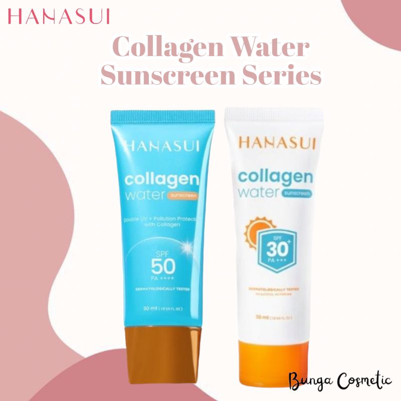 Jual Hanasui Collagen Water Sunscreen Series | Shopee Indonesia