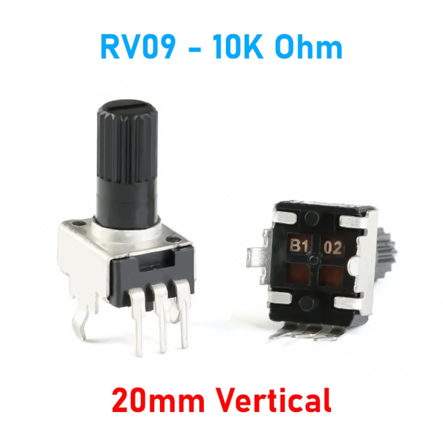 Jual RV09 0932 Potensiometer Analog Potentiometer 10K 20K 50K 100K ...