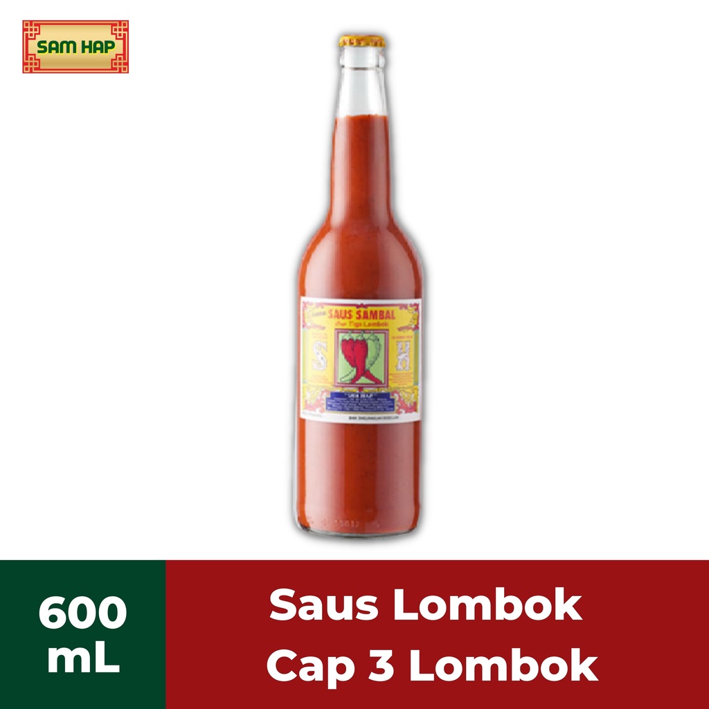 Jual SAMHAP Saus Sambal | Saus Sambal Lombok 600ML| Saus Lombok Nasi ...