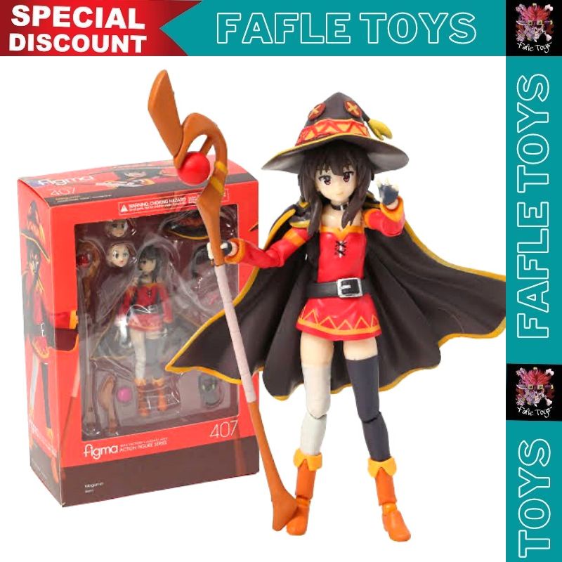 Jual Figma 407 Megumin Chomusuke Konosuba / Figma Megumin Chomusuke ...