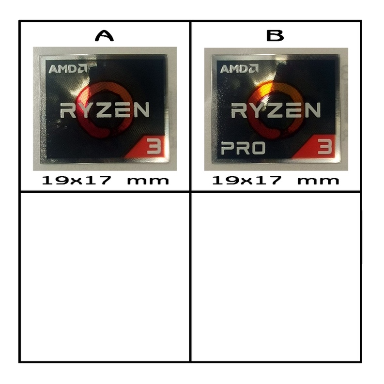 Jual Stiker Sticker Logo AMD Ryzen 3 Original | Shopee Indonesia