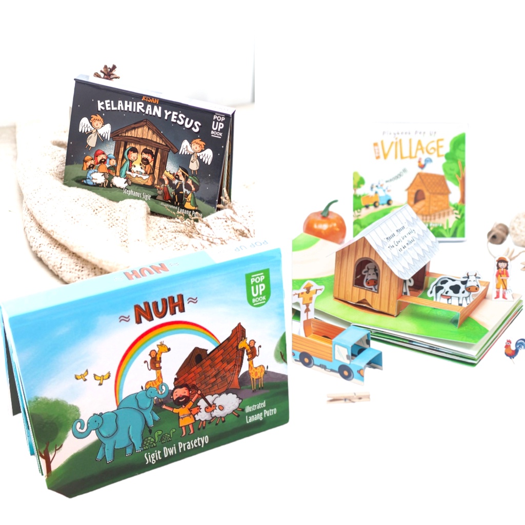 Jual Pop Up Book Buku Permainan Edukasi Interaktif 3D Anak Balita ...