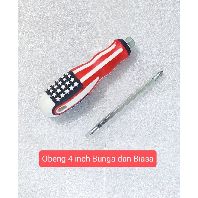 Jual Obeng Bunga 4 inch 2 fungsi Kepala Bunga dan Biasa | Shopee Indonesia
