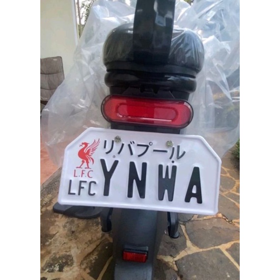 Jual Plat Nomor Aksesories Hiasan Motor & Sepeda Listrik Custom ...