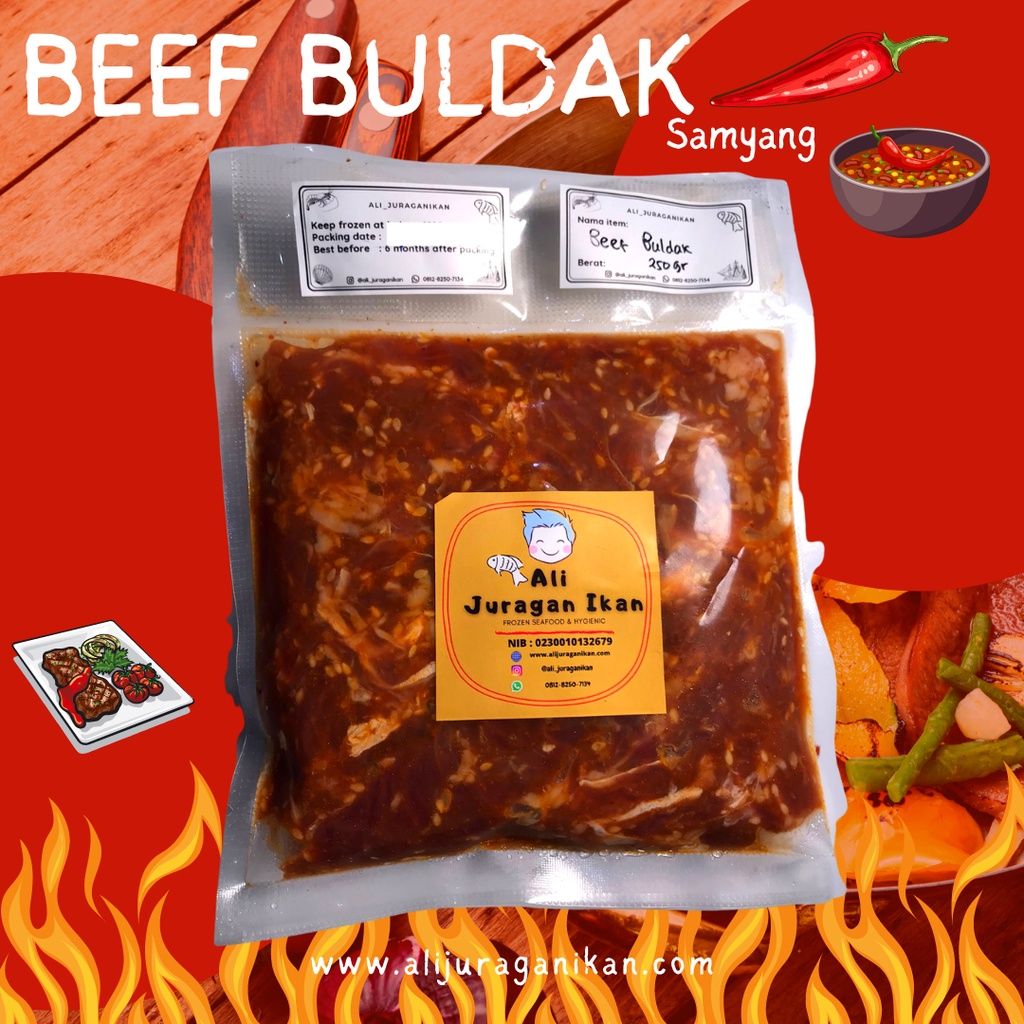 Jual Beef Buldak Samyang Pedas Korea 250 Gram | Shopee Indonesia