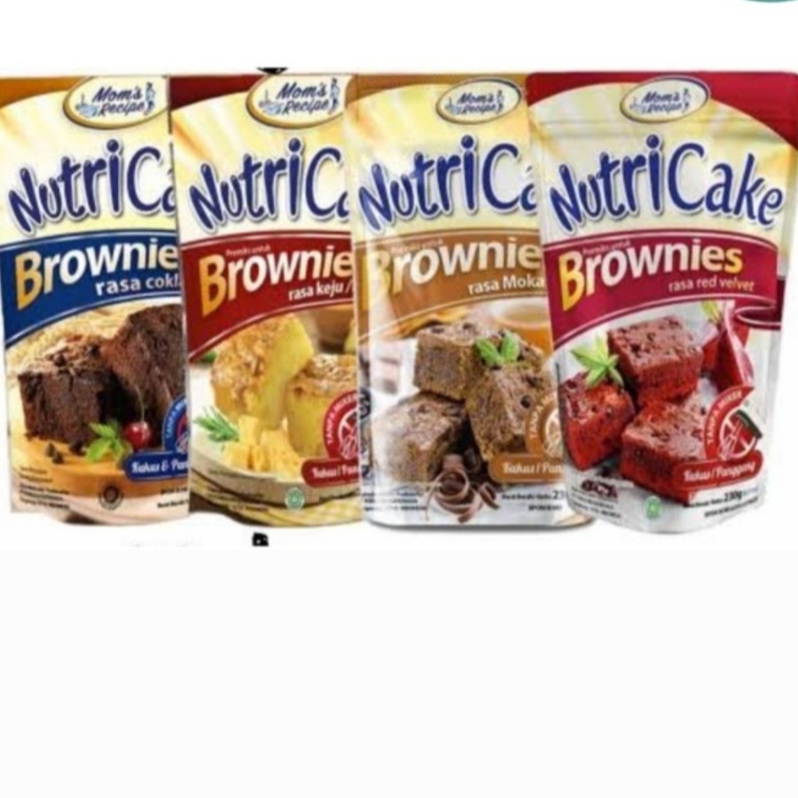 Jual Nutri Cake brownies 230g nurijell cake brownies 230gr instant ...