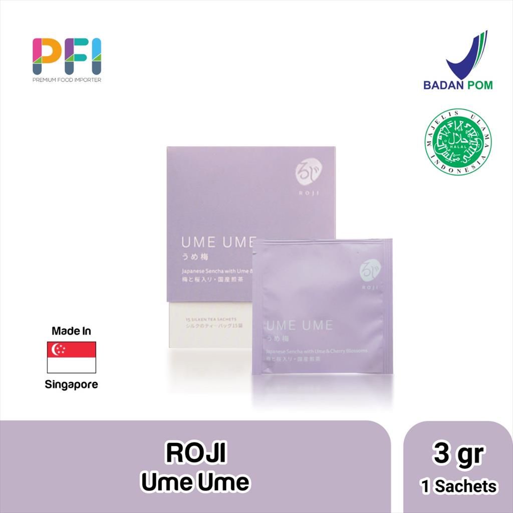 Jual ROJI Ume Ume With Ume & Cherry Blossoms 1 SACHETS | Shopee Indonesia