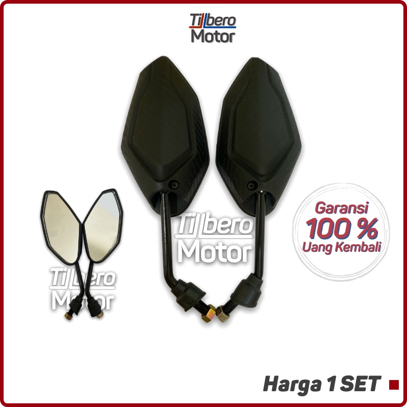 Jual Kaca Spion Karbon Motor Hitam Standart Model Vario Carbon Honda ...