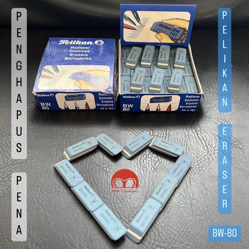 Jual Penghapus Bolpen Pelikan Eraser BW80 BR80 | Shopee Indonesia