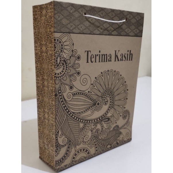 Jual Paper bag Motif Paperbag kertas Tas kertas Tas sovenir ukuran ...