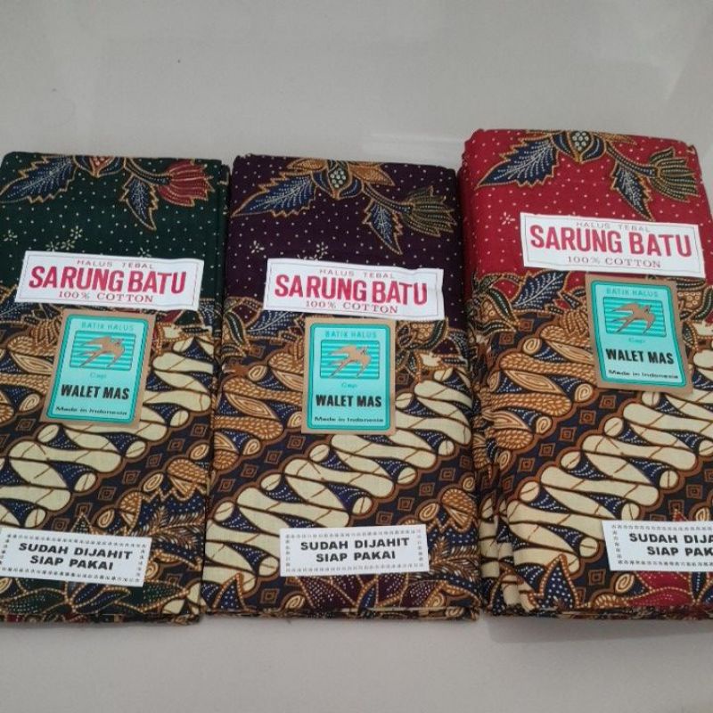 Jual SARUNG BATIK BATU WALET MAS DEWASA JADUL | Shopee Indonesia