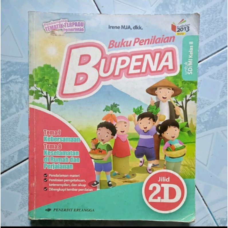 Jual BUKU BEKAS ORIGINAL BUPENA KELAS 2 II 2A 2B 2C 2D SD MI KURIKULUM ...
