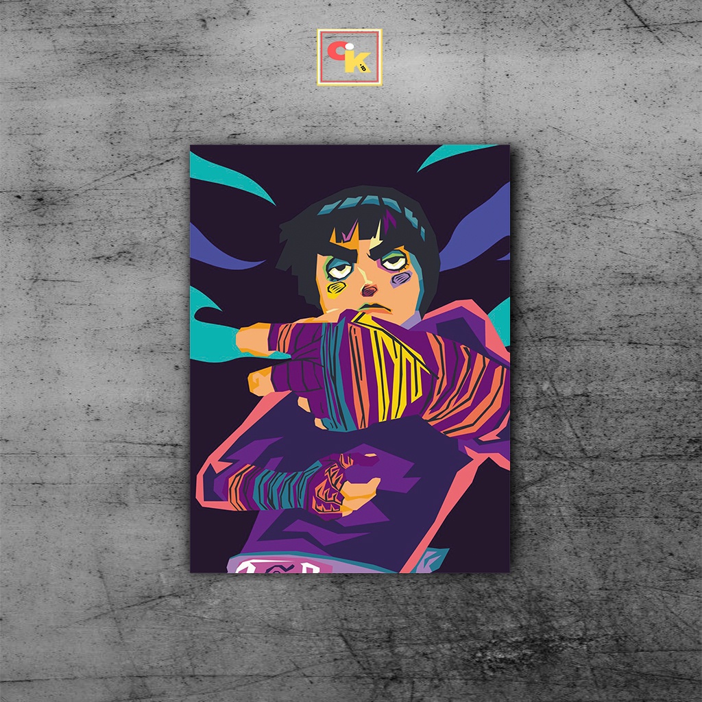 Jual Hiasan Dinding Anime Naruto Rock Lee - Poster Kayu Rock LeeWall ...