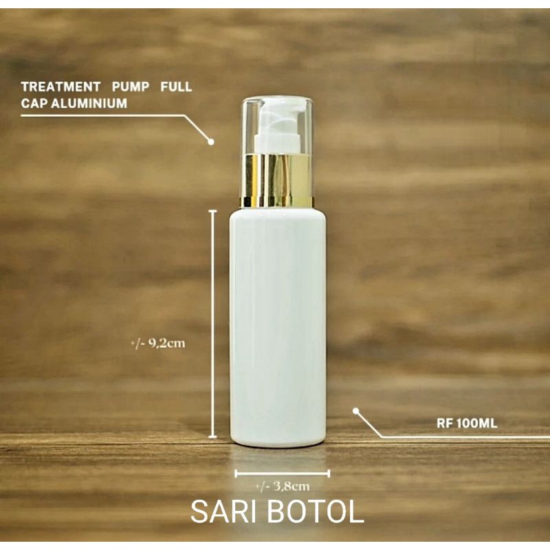 Jual BOTOL PUMP LOTION TREATMENT 100ML RF / BOTOL RF PUMP TREATMENT ...