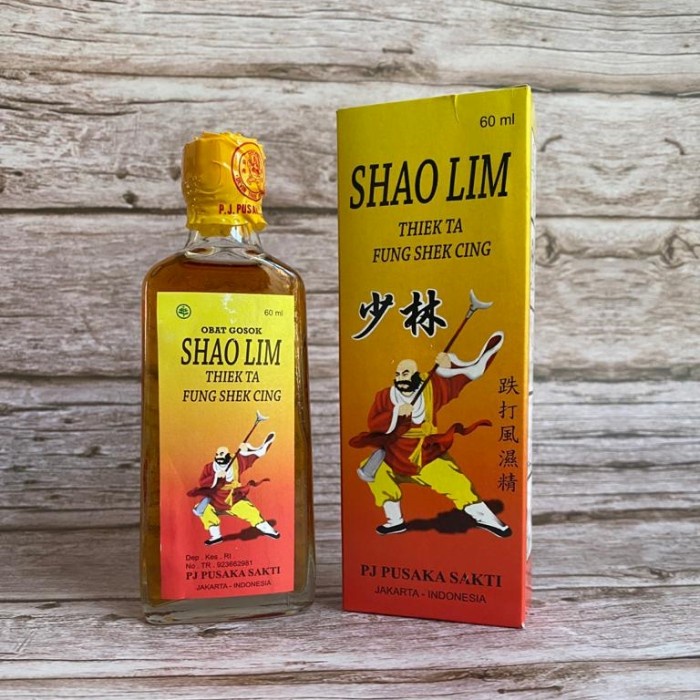 Jual Shao Lim Thiek Ta Fung Shek Cing. Obat Encok/Rematik, Pegal Linu ...