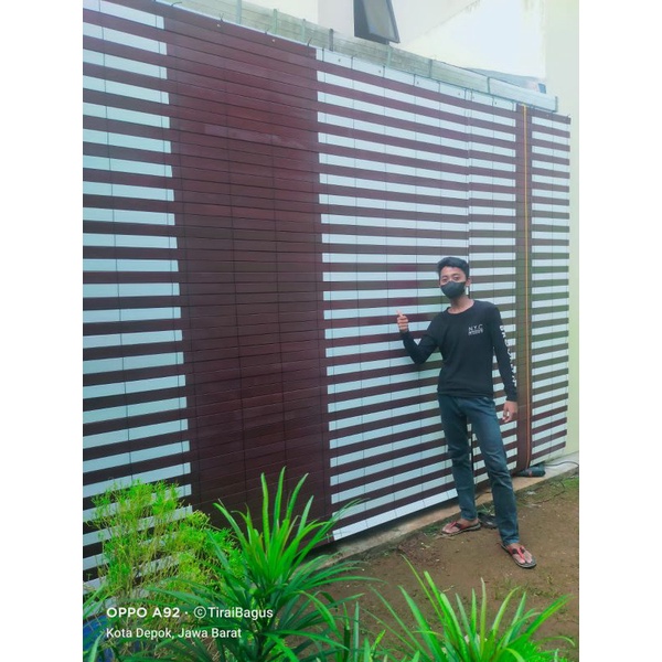 Jual TIRAI KEREY KAYU MERANTI LENGKAP DENGAN TALI PENGGULUNG | Shopee ...