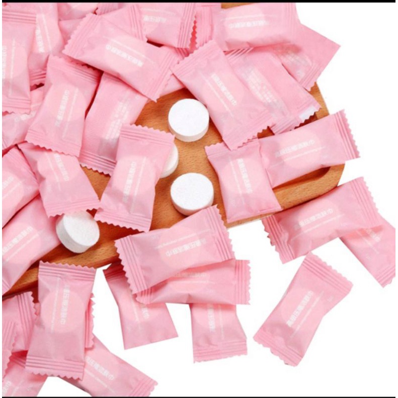 Jual Tablet tisu viral tisu permen tablet pil handuk tisu mini kompres ...