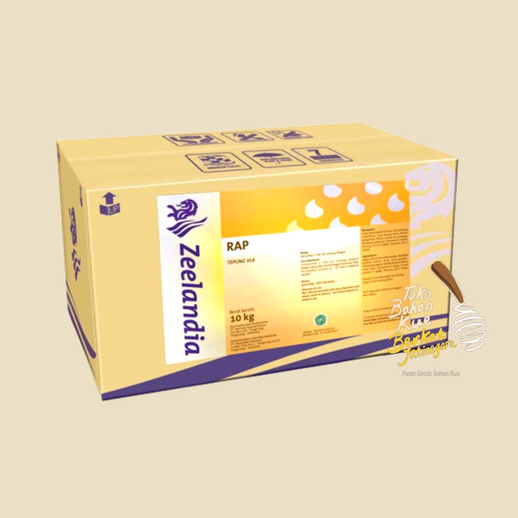 Jual ZEELANDIA RAP CUSTARD / CUSTARD POWDER / TEPUNG VLA INSTAN (CTN ...